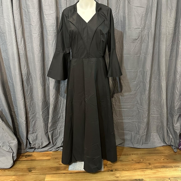 fhq | Dresses | Elegant Black Maxi Dress | Poshmark